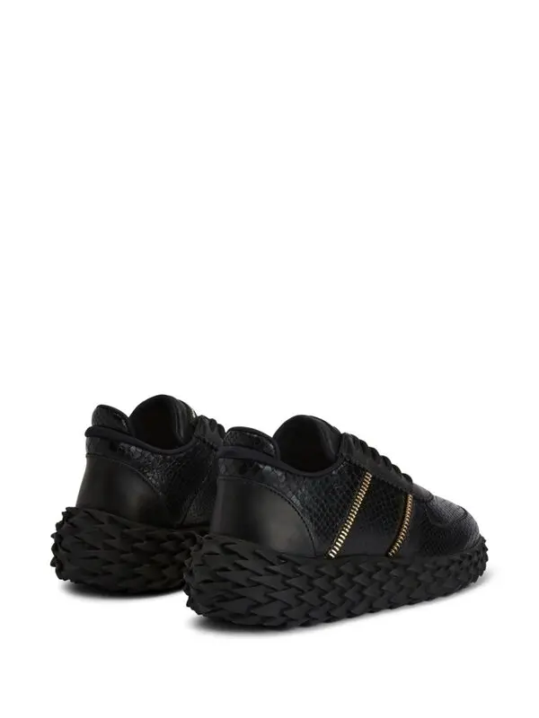GIUSEPPE ZANOTTI Urchin Leather Sneakers - Black