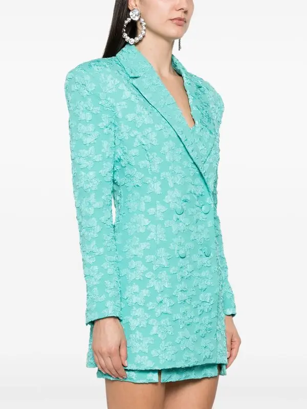 ROTATE BY BIRGER CHRISTENSEN Textured Double-breasted Blazer