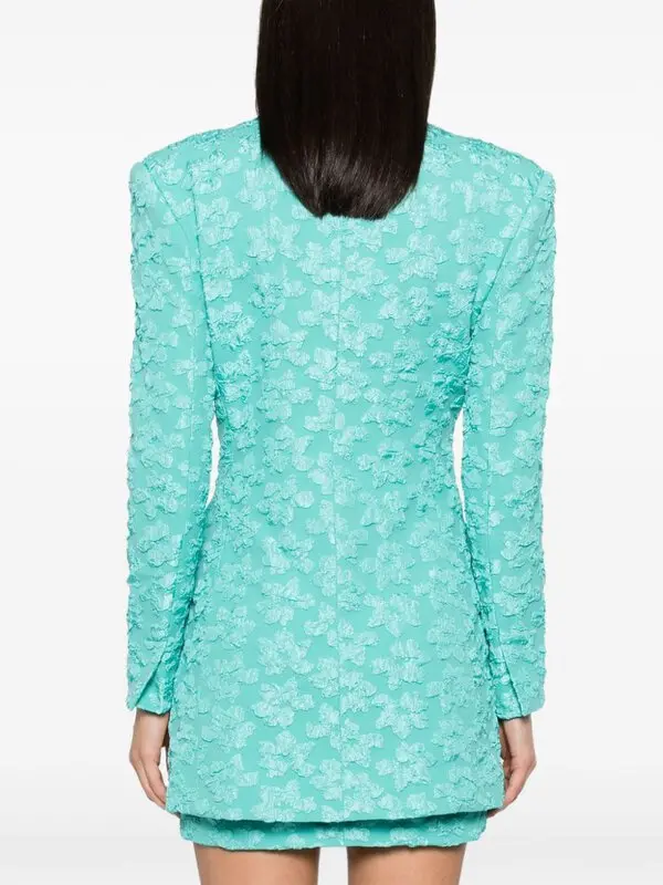ROTATE BY BIRGER CHRISTENSEN Textured Double-breasted Blazer