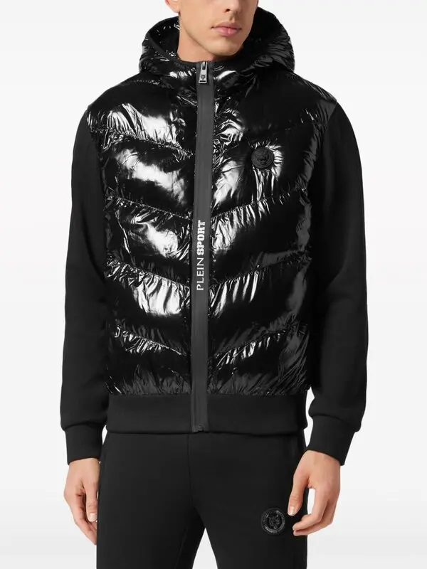 PLEIN SPORT Logo-appliqué Padded Jacket