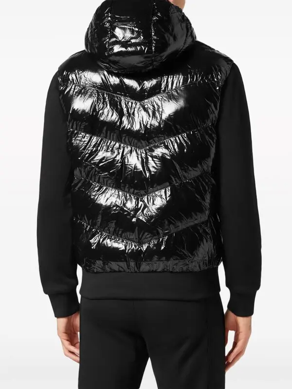 PLEIN SPORT Logo-appliqué Padded Jacket