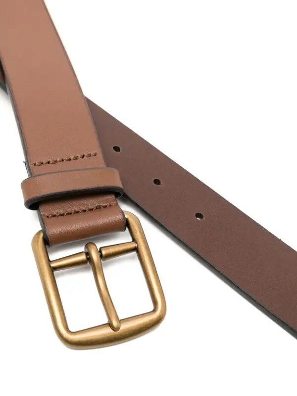 Polo Ralph Lauren Saddler Leather Buckle Belt