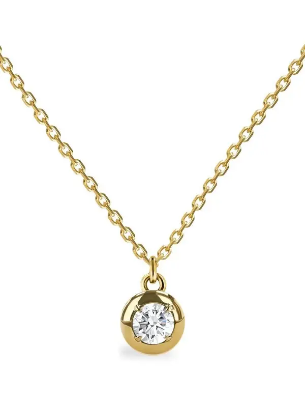 PRAGNELL 18kt Yellow Diamond Skimming Necklace - Gold