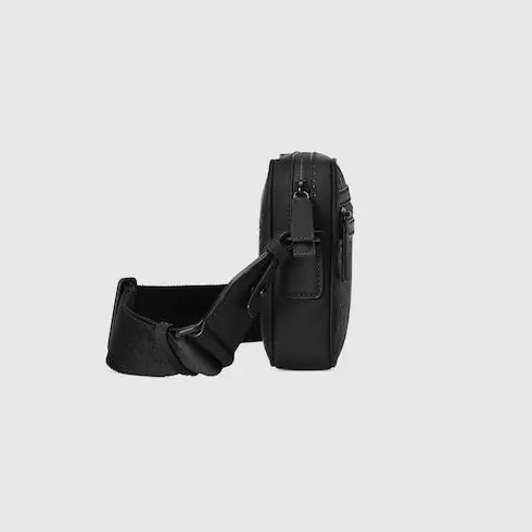 Gucci Gg Rubber-effectcrossbody Bag Gg Leather