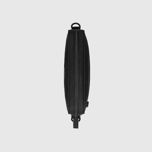 Gucci Gg Rubber-effectcrossbody Bag Gg Leather