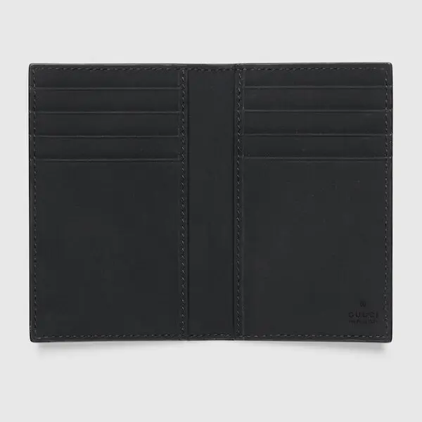 Gucci Gg Rubber-effect Long Card Case
