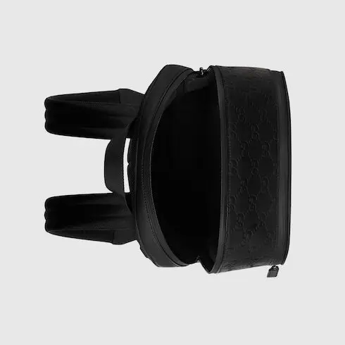 Gucci Gg Rubber-effect Leather Backpack