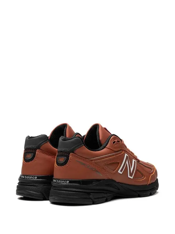 NEW BALANCE X Teddy Santis 990v4 Made In Usa Sneakers - Brown