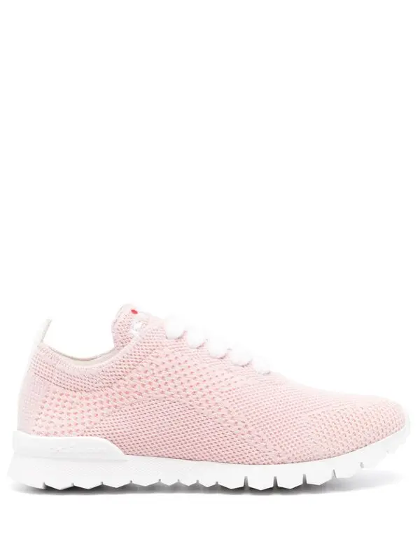 Kiton Knitted Cashmere Sneakers - Pink
