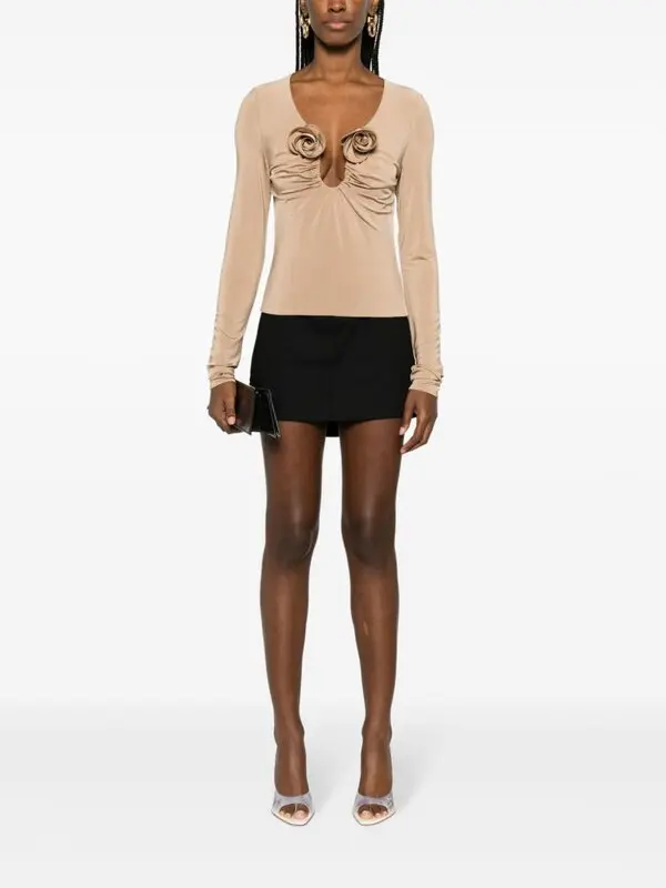 Magda Butrym Floral-appliqué Blouse