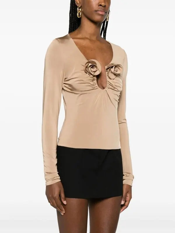 Magda Butrym Floral-appliqué Blouse
