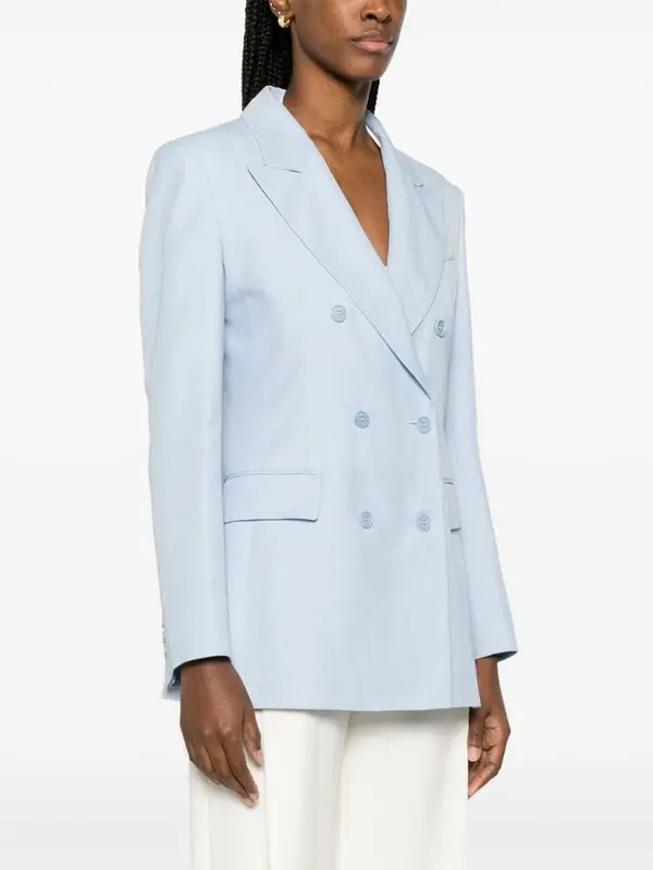 P.a.r.o.s.h Raisa Double-breasted Blazer - Blue