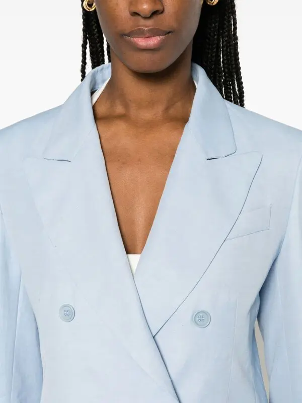 P.a.r.o.s.h Raisa Double-breasted Blazer - Blue