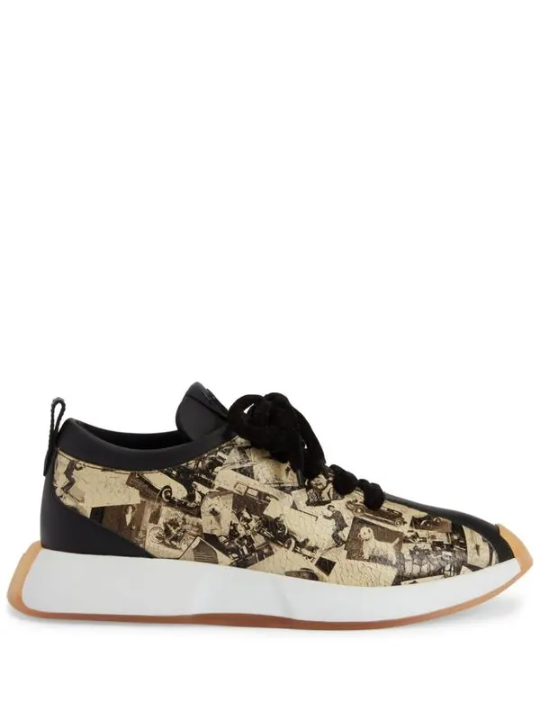 GIUSEPPE ZANOTTI Ferox Low-top Sneakers - Brown