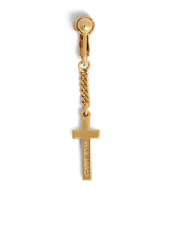 Dsquared2 Cross-pendant Earring - Gold