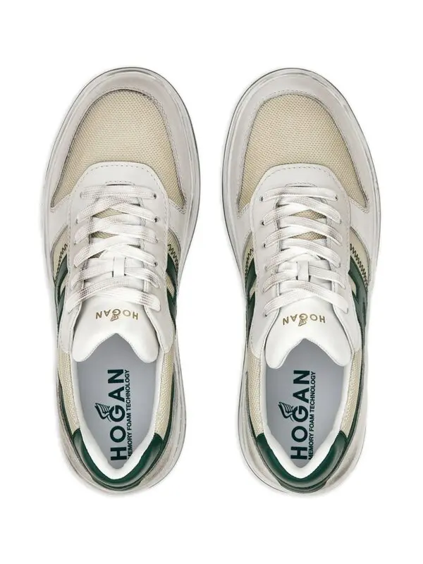 Hogan H630 Logo-patch Sneakers - White