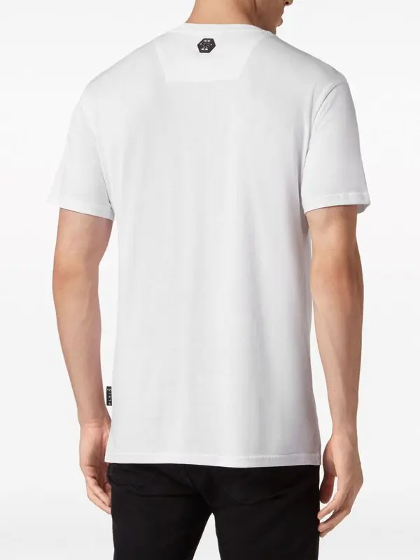 Philipp Plein Teddy Bear Cotton T-shirt - White