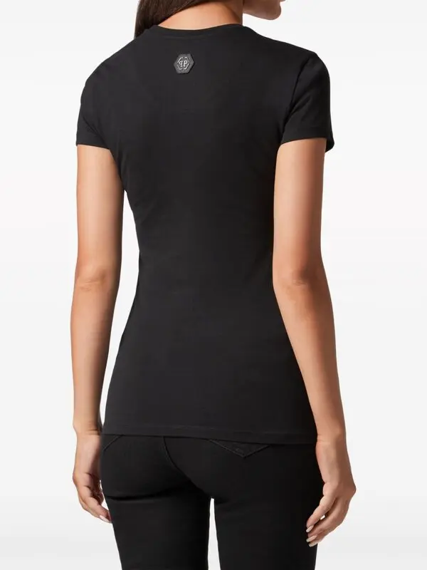 Philipp Plein Crystal-embellished Logo T-shirt