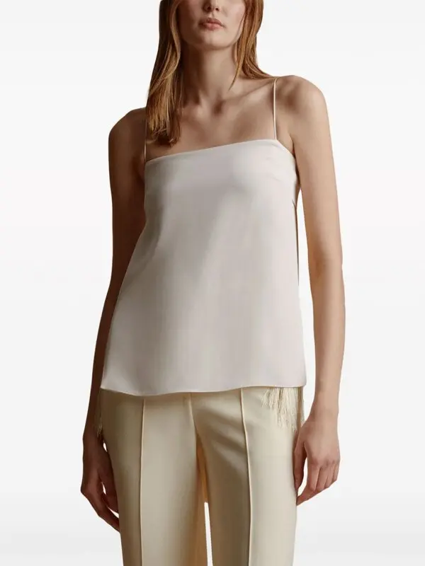 Adam Lippes Fringed Cami Top