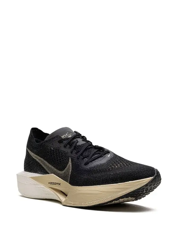 Nike Zoomx Vaporfly 3 /metallic Gold Grain Sneakers - Black