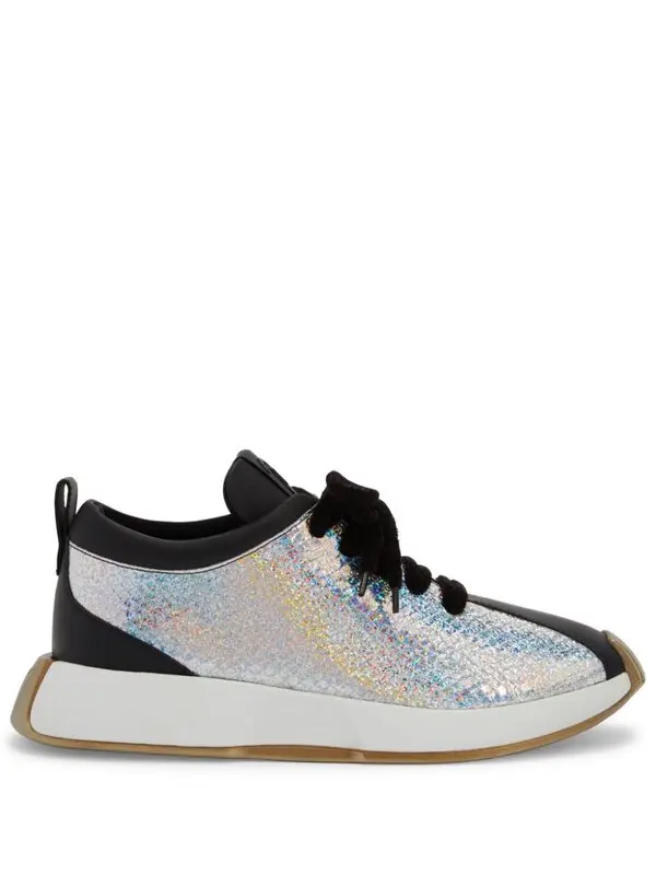 GIUSEPPE ZANOTTI Ferox Low-top Sneakers - Silver