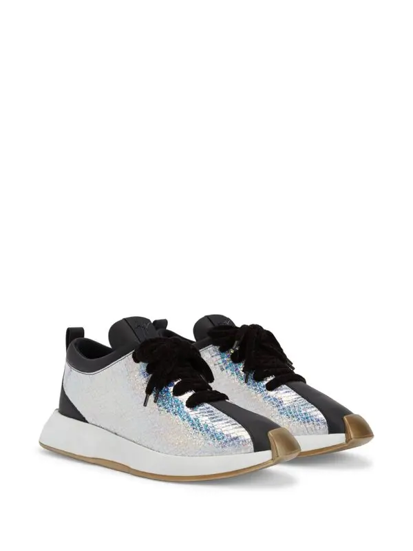 GIUSEPPE ZANOTTI Ferox Low-top Sneakers - Silver