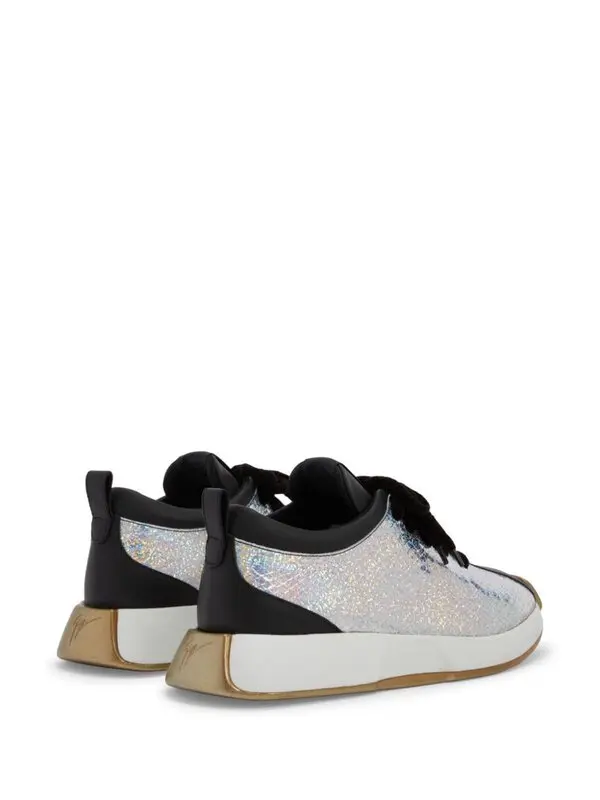 GIUSEPPE ZANOTTI Ferox Low-top Sneakers - Silver