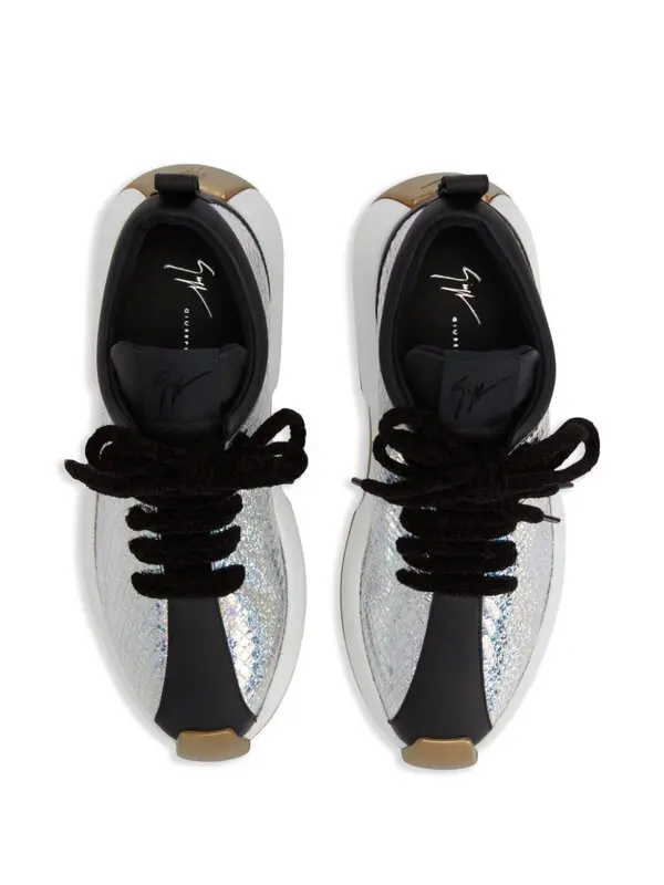 GIUSEPPE ZANOTTI Ferox Low-top Sneakers - Silver