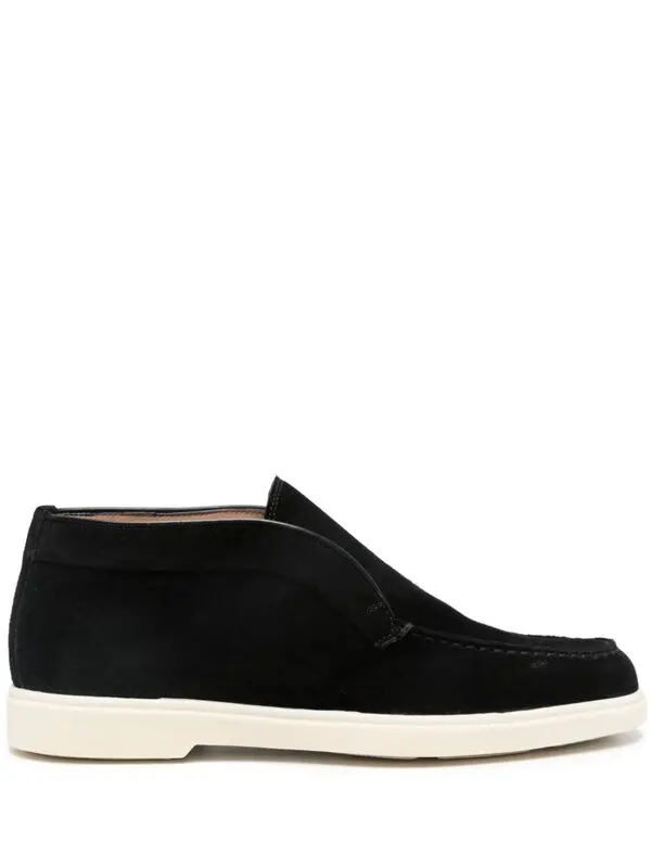 Santoni Suede Loafers