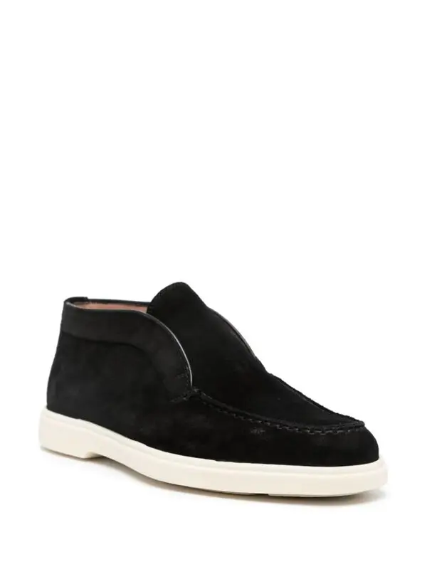 Santoni Suede Loafers
