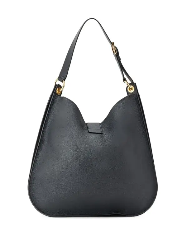 TOM FORD Large Tara Leather Shoulder Bag - Black