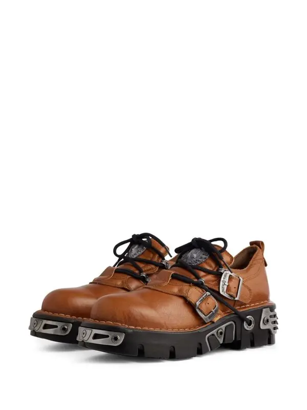 Rabanne X New Rock Leather Shoes