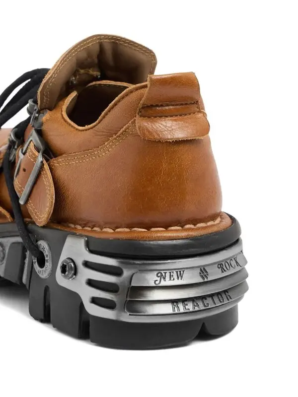 Rabanne X New Rock Leather Shoes