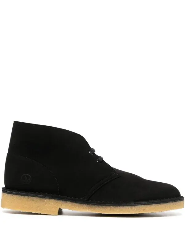 Clarks Desert Leather Lace-up Boots - Black