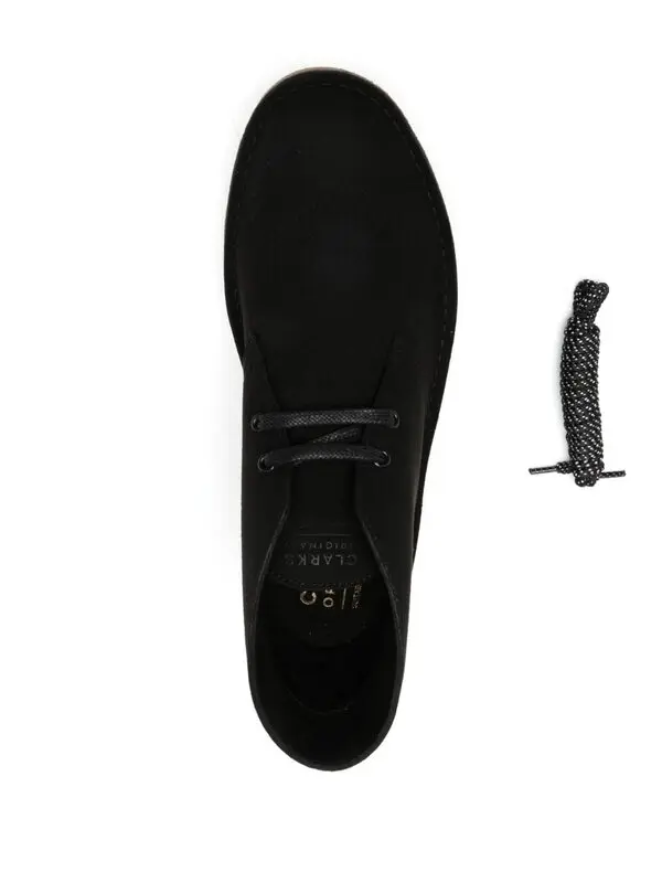 Clarks Desert Leather Lace-up Boots - Black