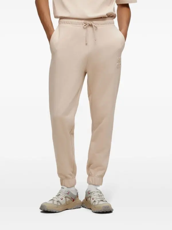 Hugo Boss Logo-embossed Track Pants - Neutrals