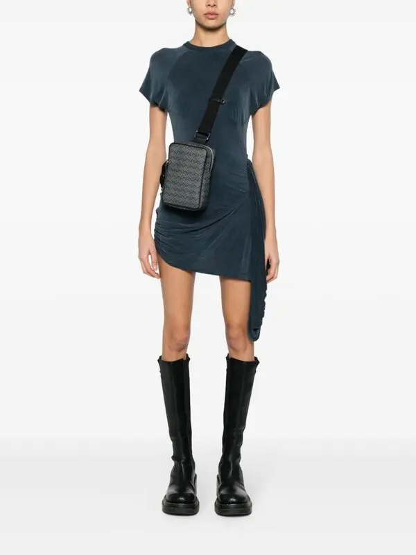 DELAGE Sling Canvas Crossbody Bag - Grey