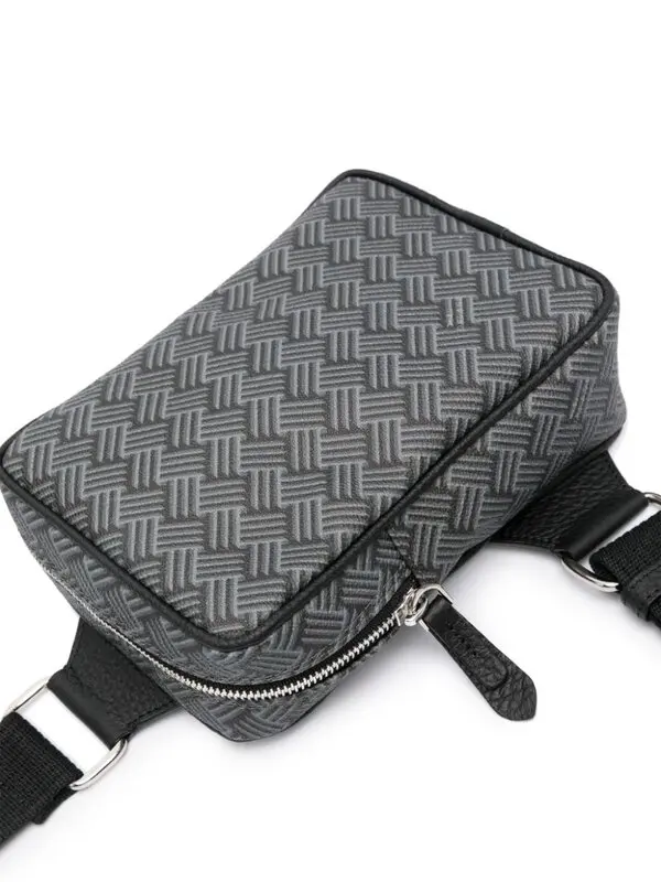 DELAGE Sling Canvas Crossbody Bag - Grey
