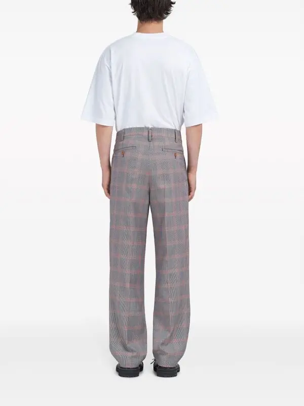 Marni Checked Virgin Wool-blend Trousers