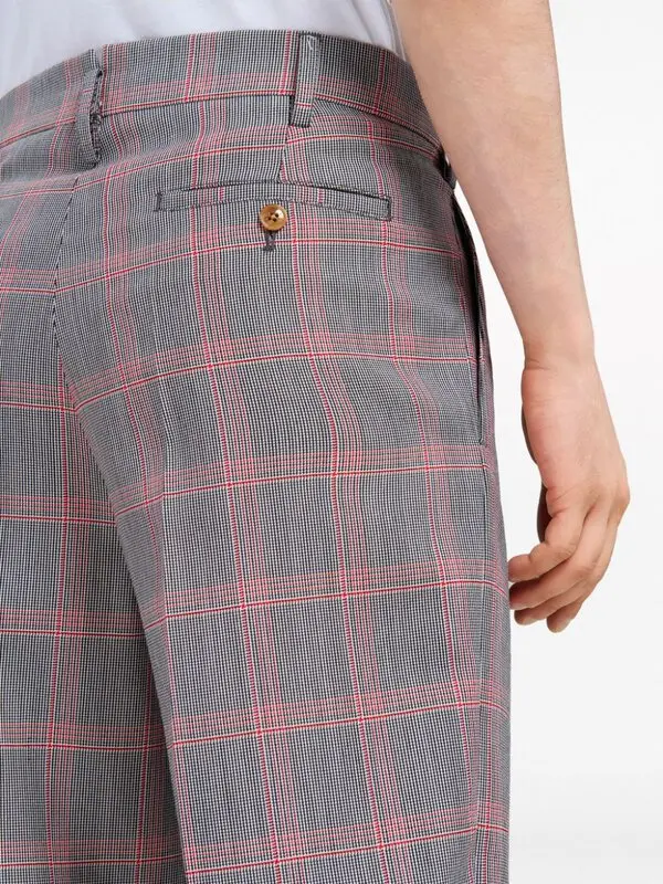 Marni Checked Virgin Wool-blend Trousers