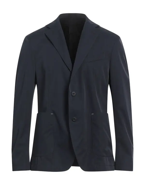 MANUEL RITZ Blazer Single-breasted Jacket - Blue