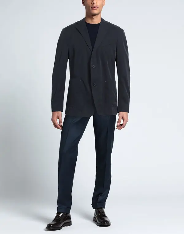 MANUEL RITZ Blazer Single-breasted Jacket - Blue