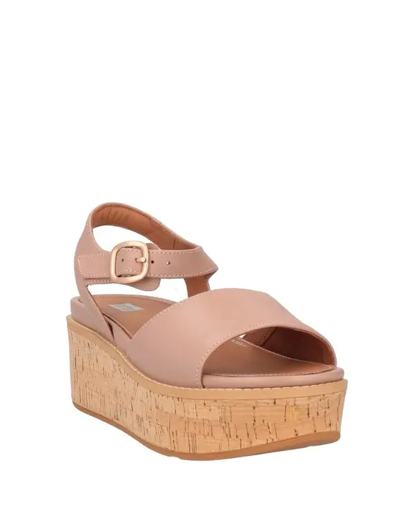 Fitflop Leather Wedge Sandals