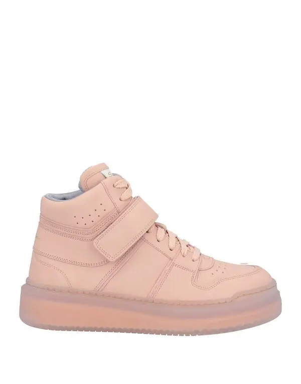 Santoni Leather High-top Sneakers