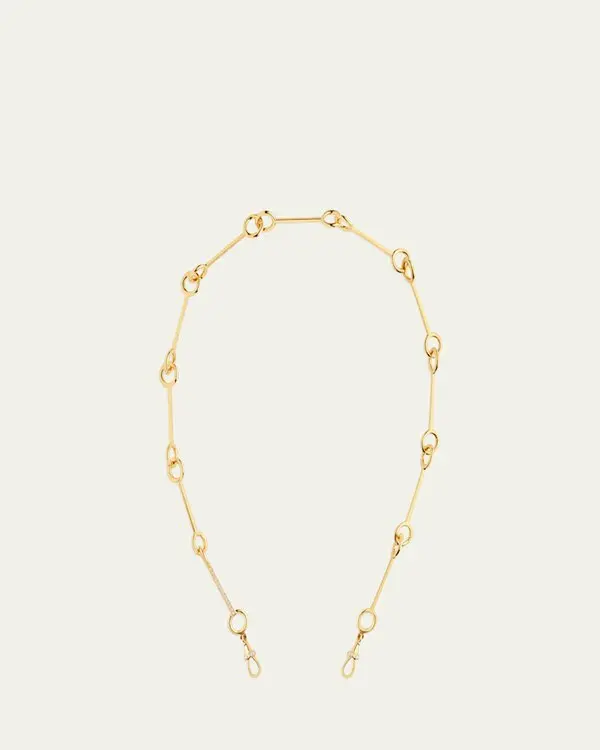 MARIE LICHTENBERG 18k Yellow Diamond Chain Necklace