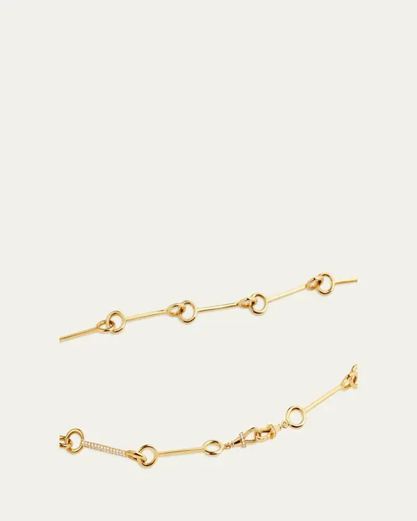 MARIE LICHTENBERG 18k Yellow Diamond Chain Necklace