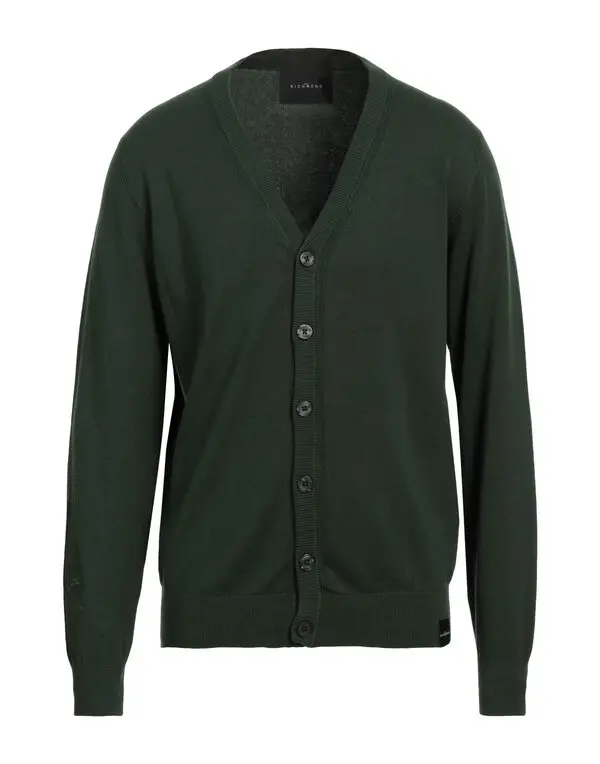 John Richmond Knitted Cardigan - Green