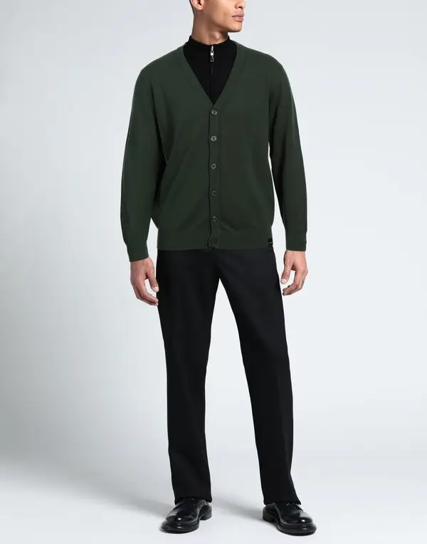 John Richmond Knitted Cardigan - Green