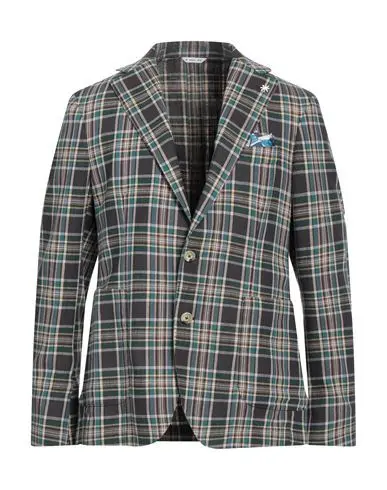 MANUEL RITZ Tartan Blazer - Blue