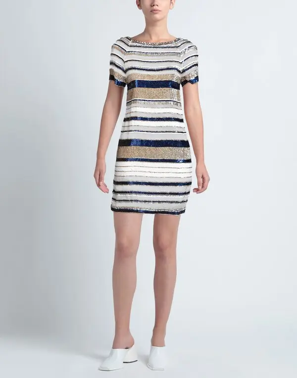 Elisabetta Franchi Mini Dress With Sequins